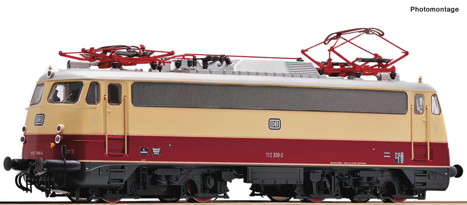 Locomotiva electrica BR 112, DB, Roco, scara H0 (1:87)