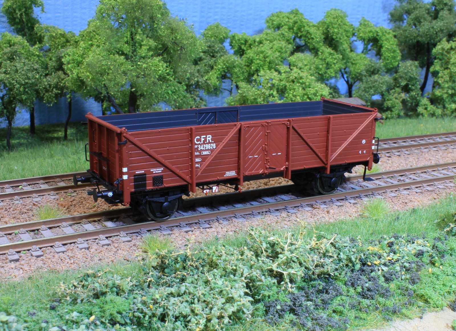 Vagon gondola, CFR, Exact Traint, scara H0 (1:87)