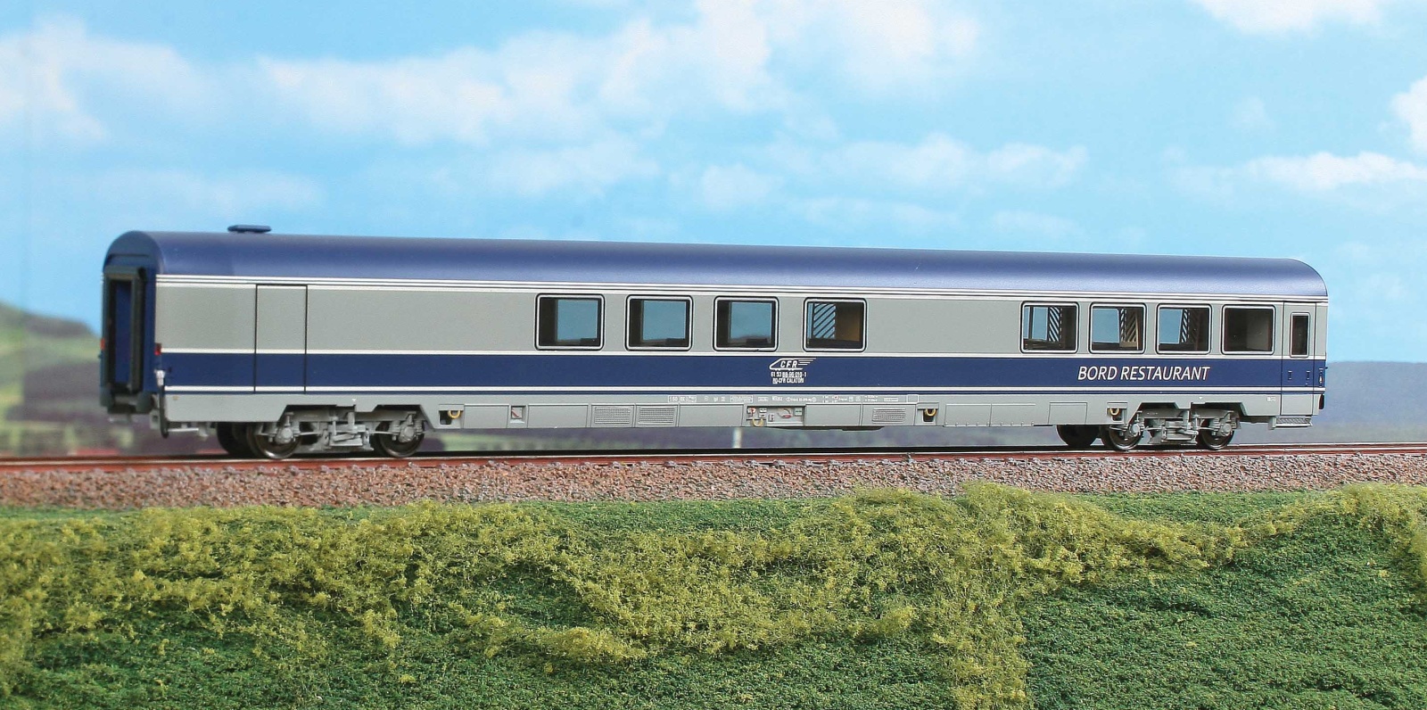 Vagon restaurant, CFR, Amintiri Feroviare, scara H0 (1:87)