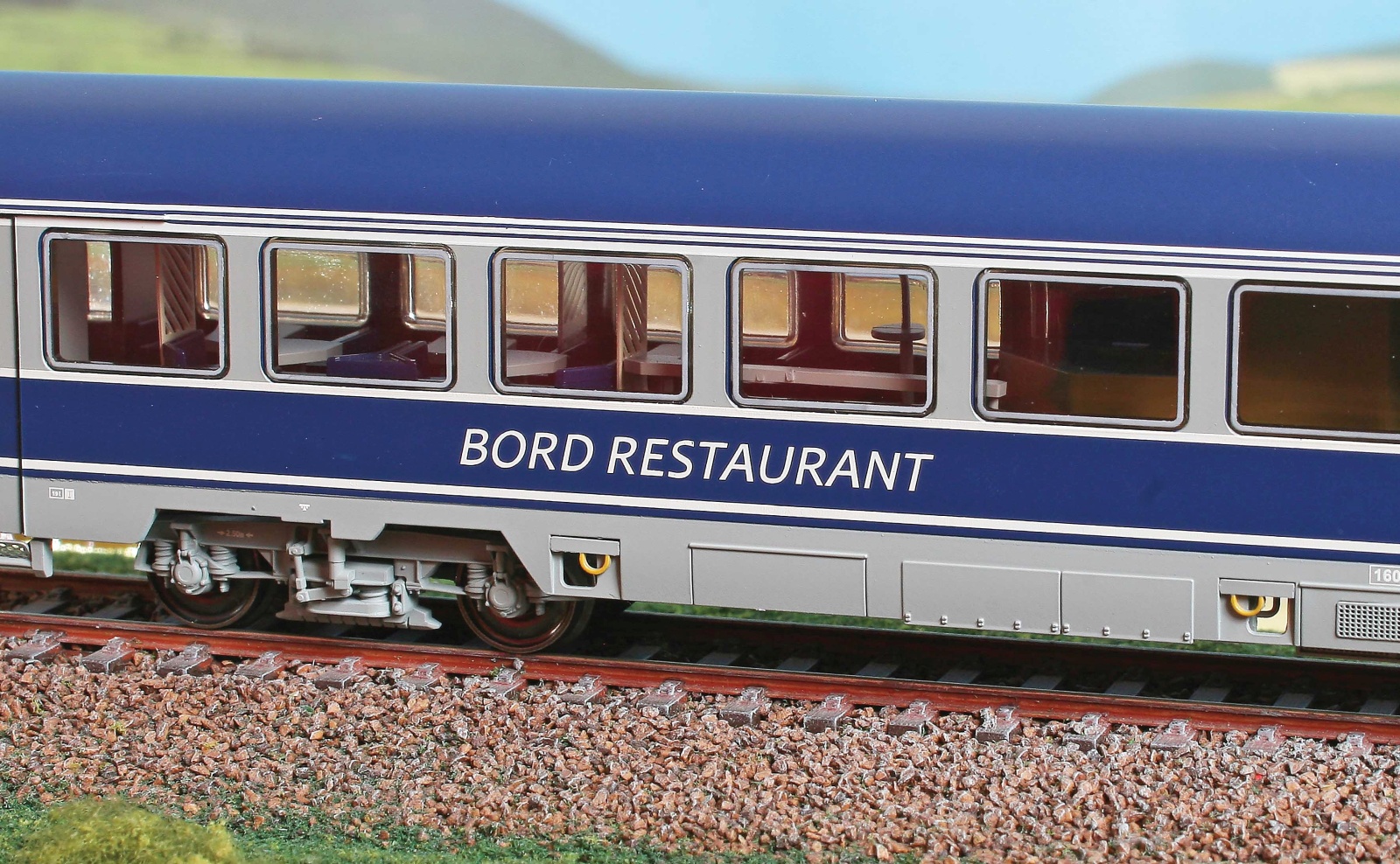 Vagon restaurant, CFR, Amintiri Feroviare, scara H0 (1:87)