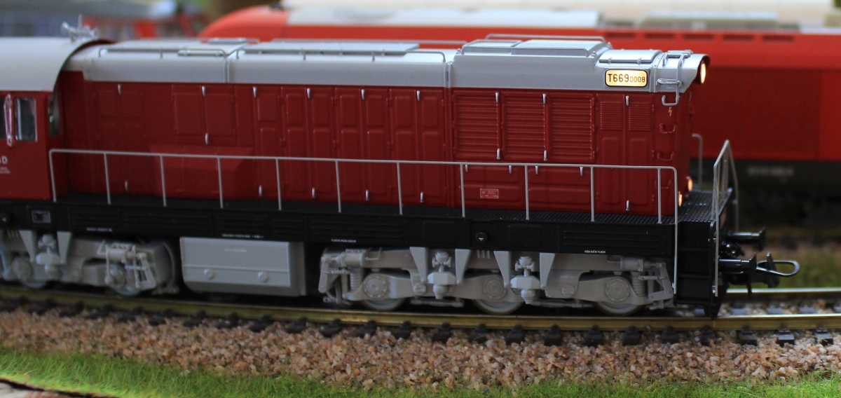 Locomotiva diesel T669, CSD, Roco, scara H0 (1:87)