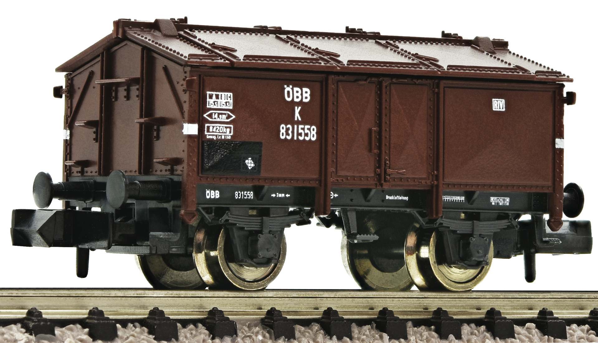 Vagon gondola acoperit, OBB, Fleischmann, scara N (1:160)