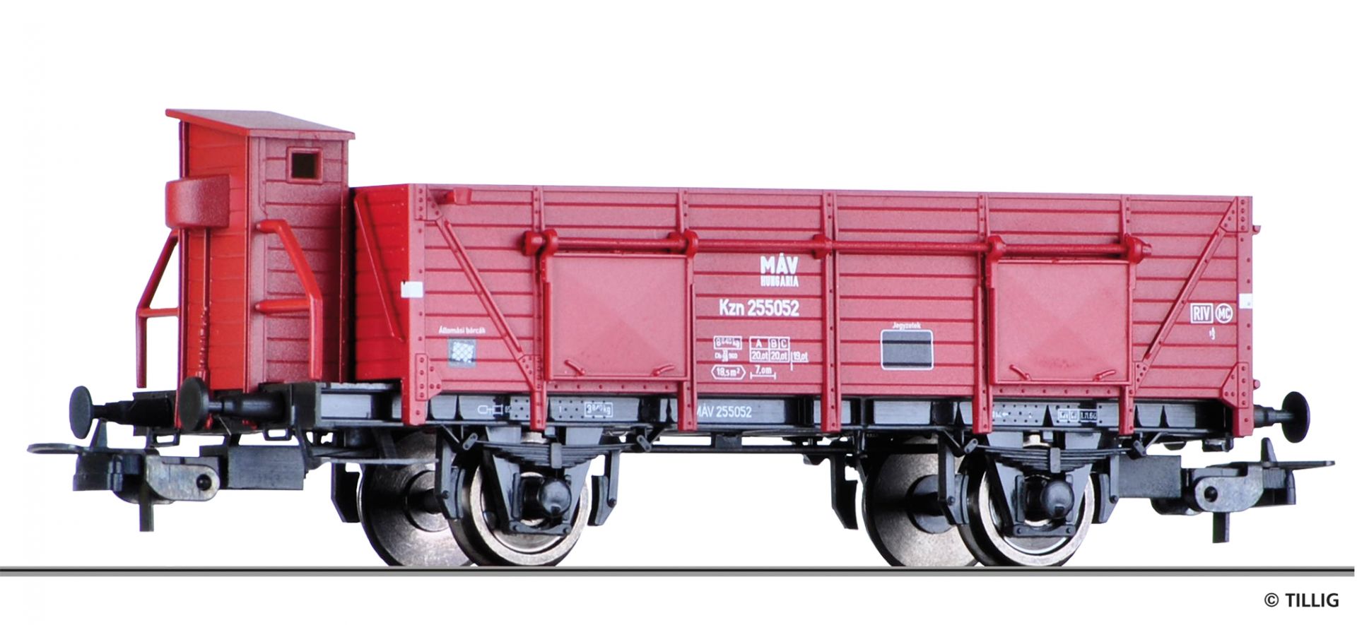 Vagon gondola, MAV, Tillig, scara H0 (1:87)