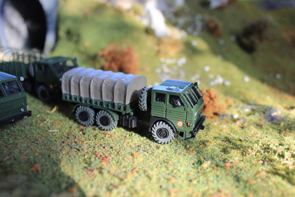 Macheta camion DAC, scara H0 (1/87)