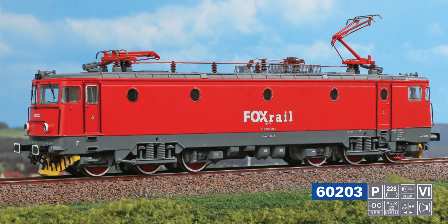 060 EA Electric locomotive, Fox Rail, ACME, scale H0 (1:87)